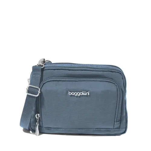 BAGGALLINI Trifecta Rfid Wallet Crossbody Bag - Mist
