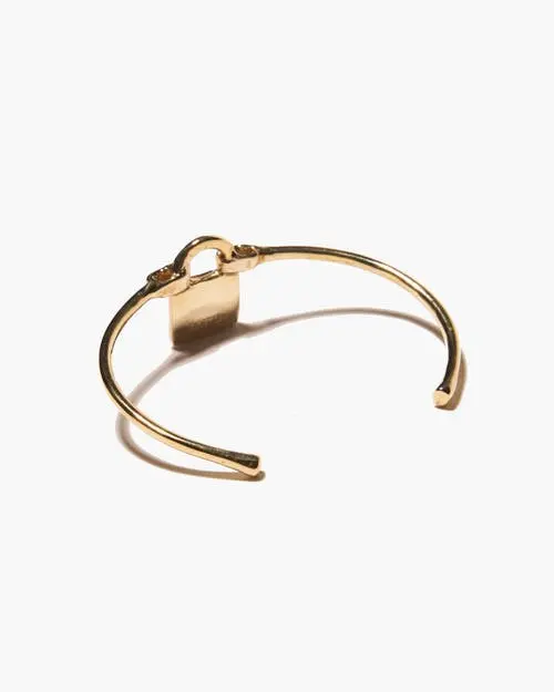 ODETTE NEW YORK Lock Cuff - Brass