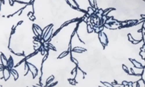 PETITE PLUME Timeless Toile Cotton Percale Sheet Set - White