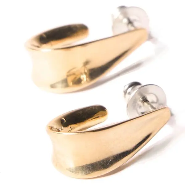 ODETTE NEW YORK Ancre Hoop Earrings - Brass