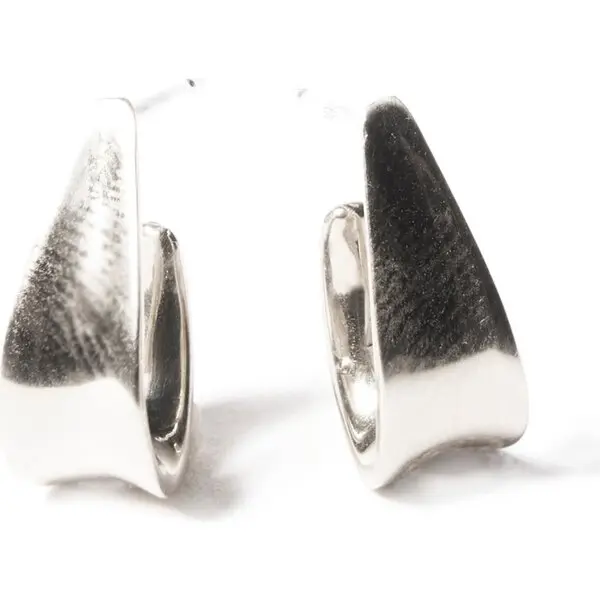 ODETTE NEW YORK Ancre Hoop Earrings - Sterling Silver