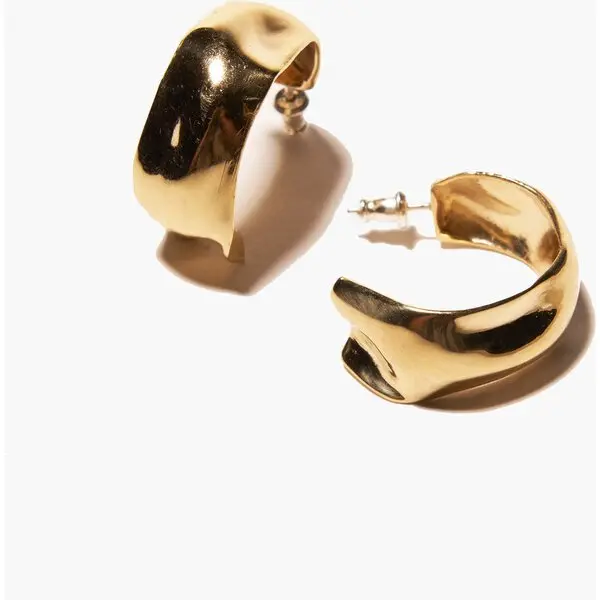 ODETTE NEW YORK Sanne Hoop Earrings - Brass