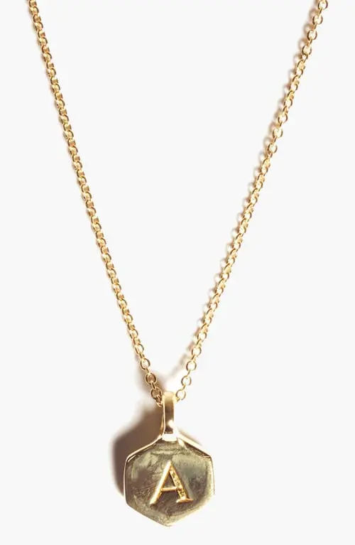 ODETTE NEW YORK Monogram Charm Necklace - Letter A