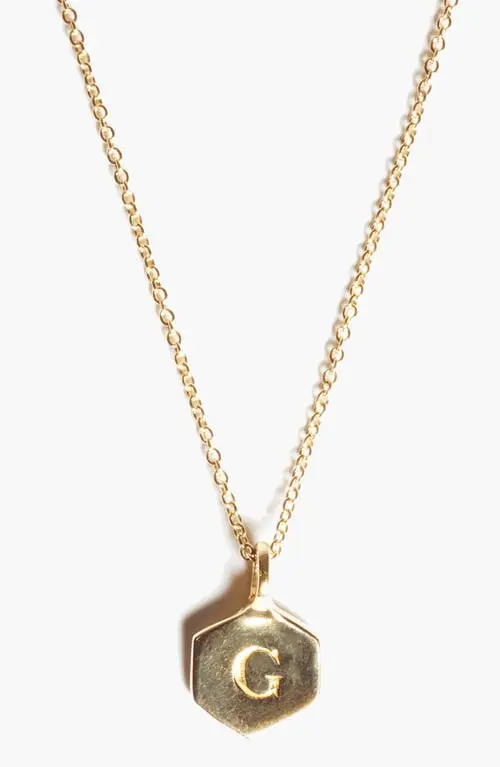 ODETTE NEW YORK Monogram Charm Necklace - Letter G