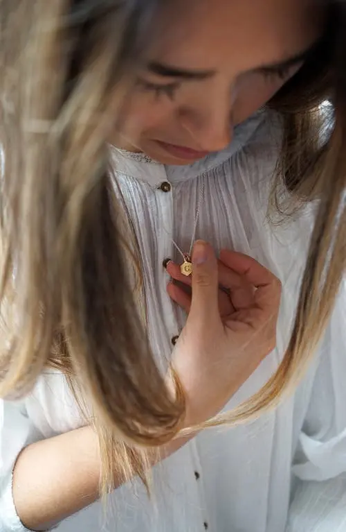 ODETTE NEW YORK Monogram Charm Necklace - Letter K