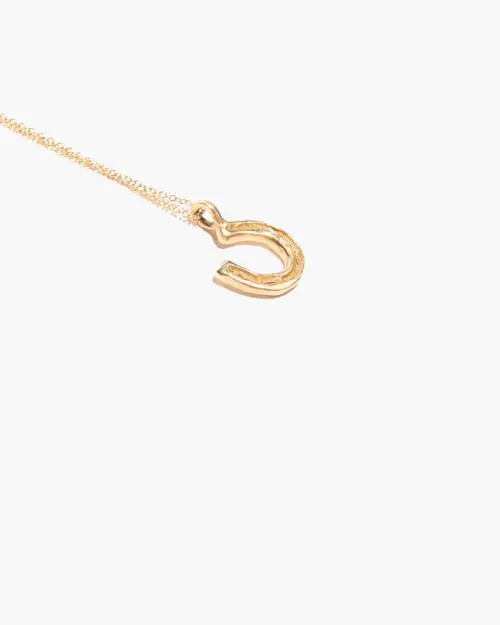 ODETTE NEW YORK Horseshoe Pendant Necklace