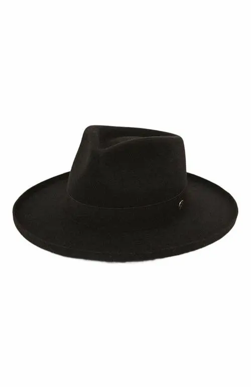 TWO ROADS HAT CO. Echo Park Fedora - Black