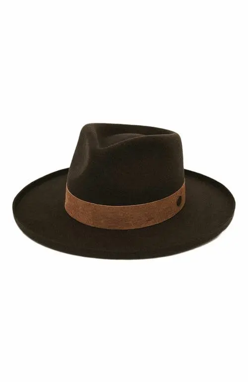 TWO ROADS HAT CO. Echo Park Fedora - Dark Earth