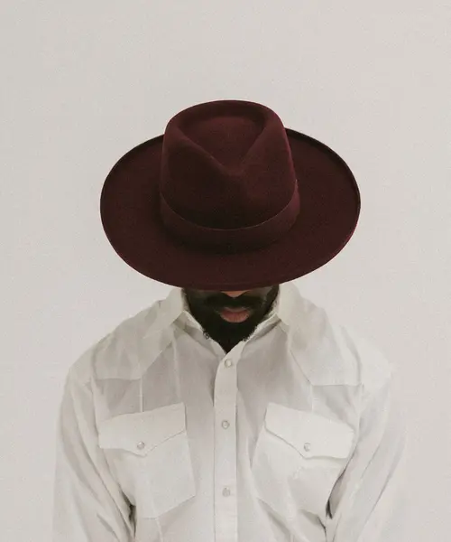 TWO ROADS HAT CO. Echo Park Fedora - Maroon