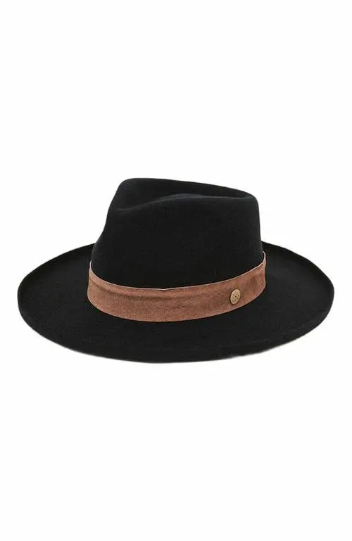 TWO ROADS HAT CO. Echo Park Fedora - Navy Blue