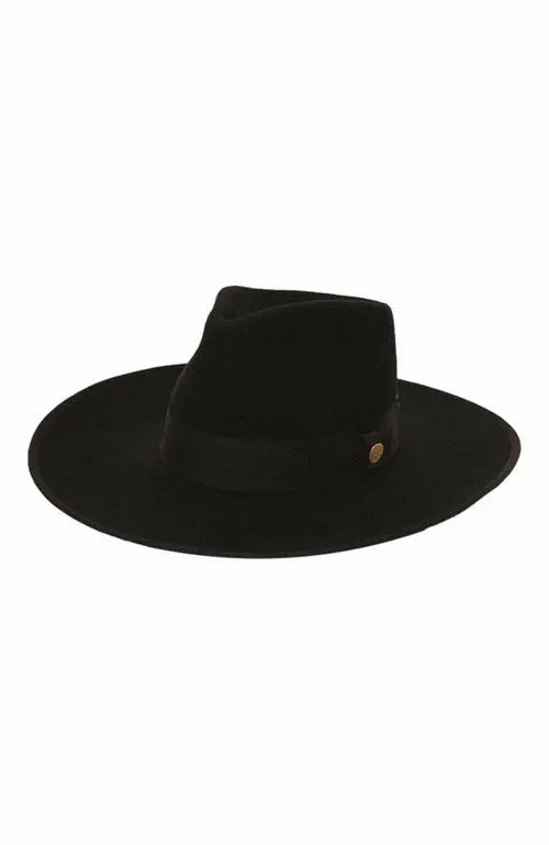 TWO ROADS HAT CO. Taos Fedora - Black