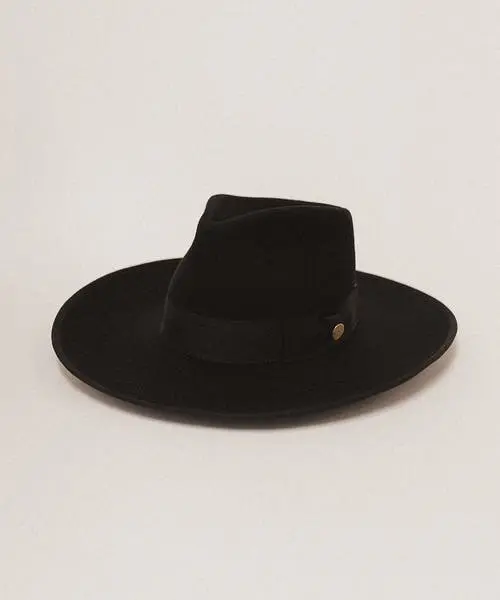 TWO ROADS HAT CO. Taos Fedora - Black