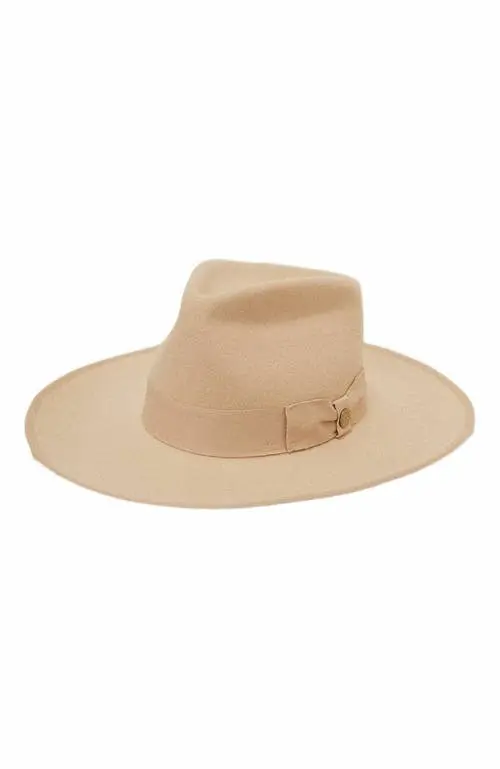 TWO ROADS HAT CO. Taos Fedora - Buckskin