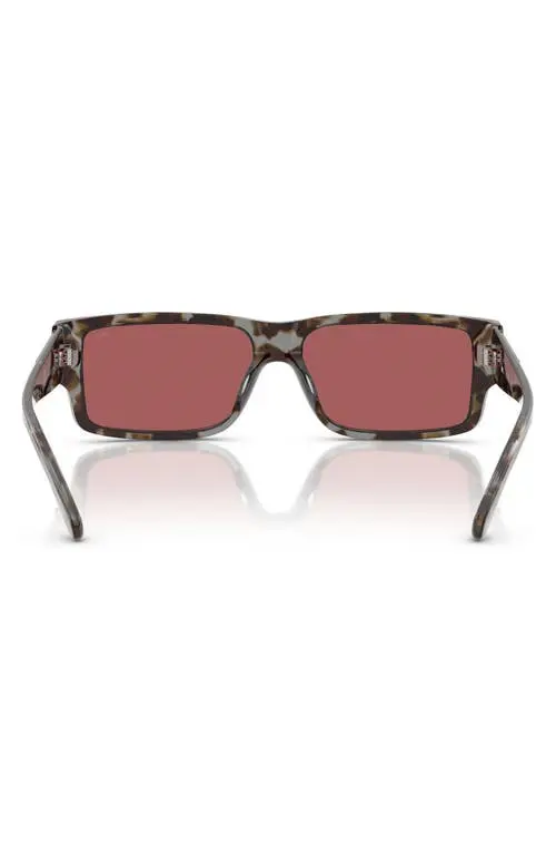 DIESEL® 57mm Rectangular Sunglasses