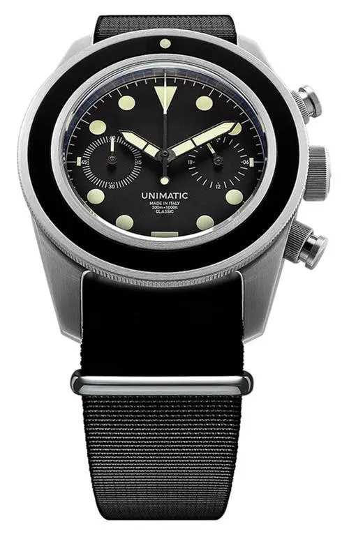 UNIMATIC Modello Tre Chronograph Strap Watch