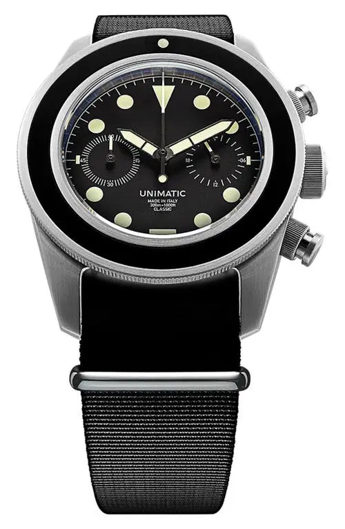 UNIMATIC Modello Tre Chronograph Strap Watch