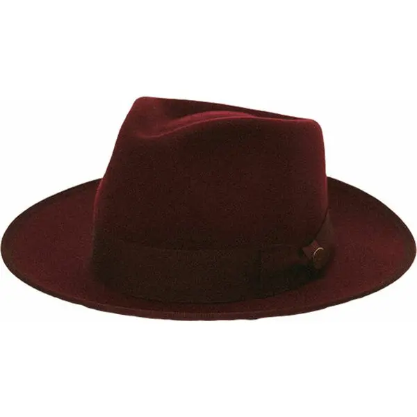 TWO ROADS HAT CO. Waterloo Fedora - Maroon
