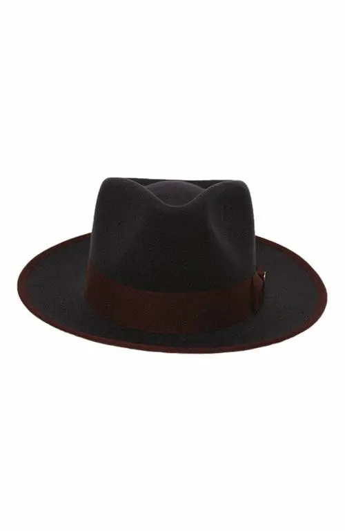 TWO ROADS HAT CO. Waterloo Fedora - Navy Blue