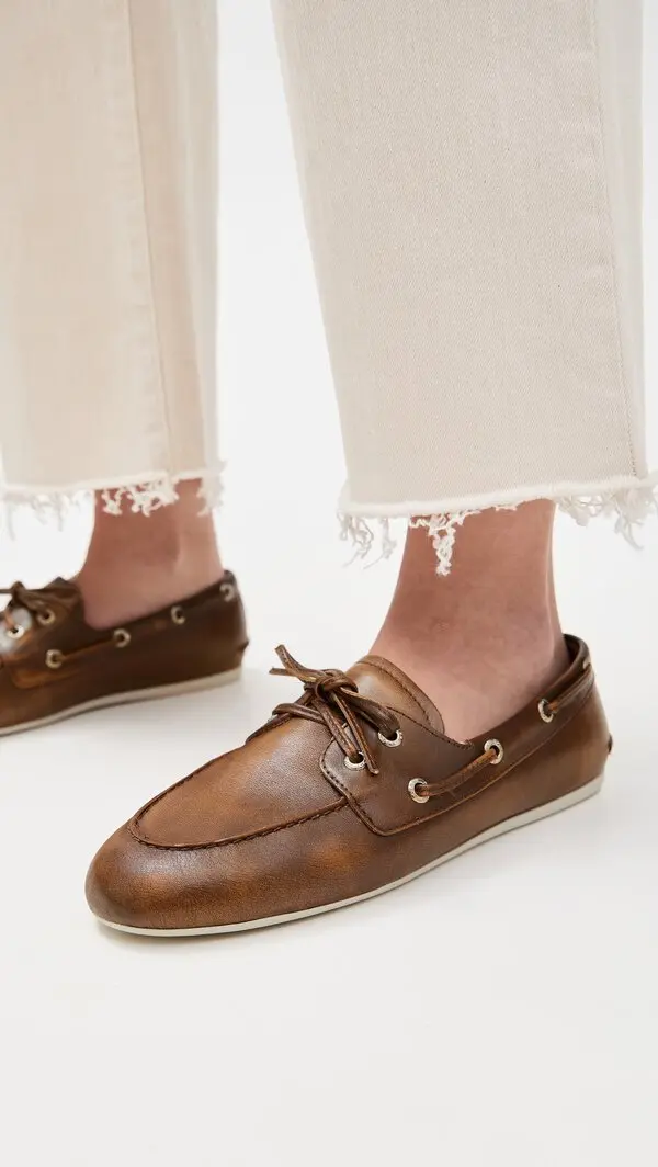 Sperry Slim Boat Shoes - Tan
