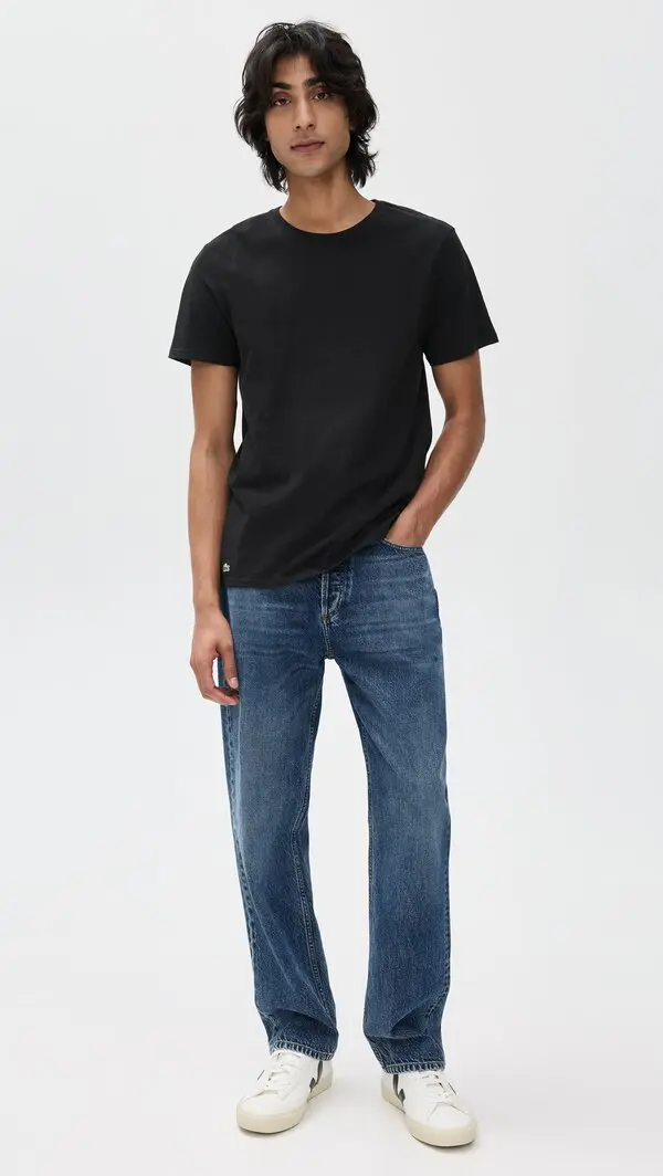 Lacoste Cotton Undershirt Crew Tee 3 Pack