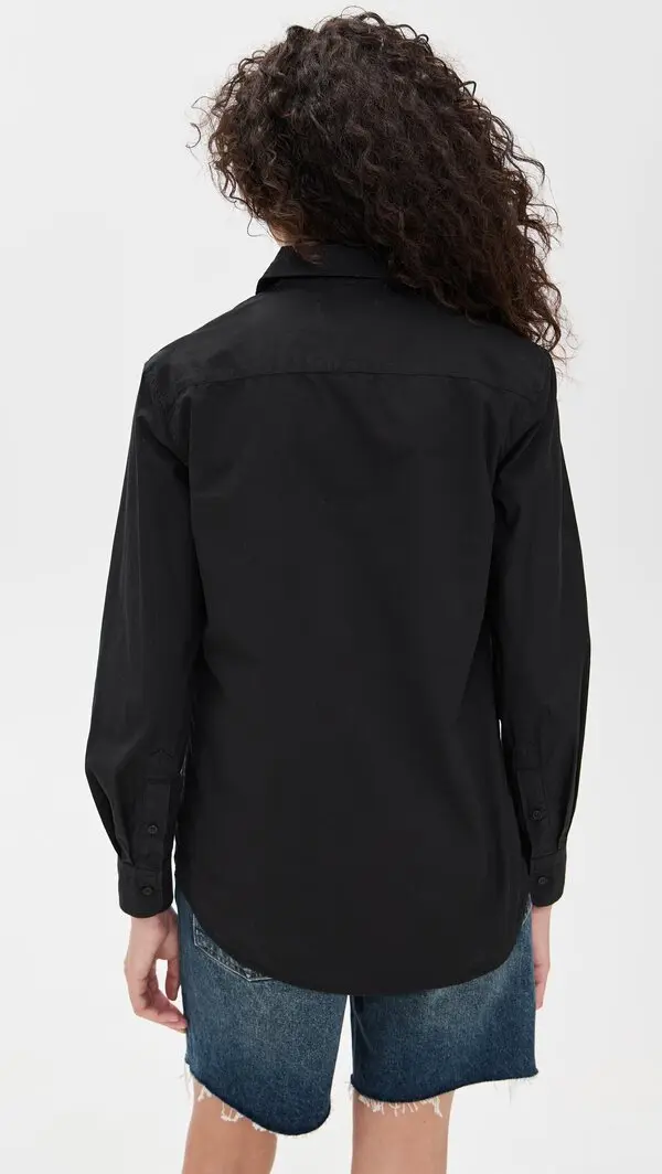 NILI LOTAN Raphael Classic Shirt - Black