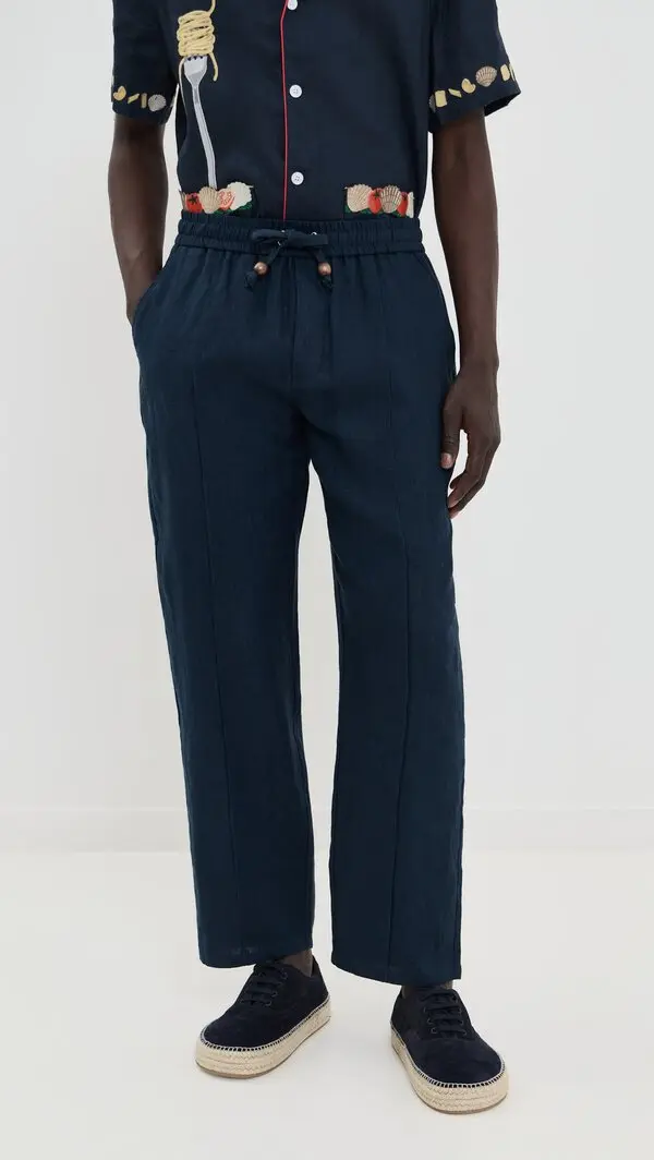 TOMBOLO Easy-going Linen Pants