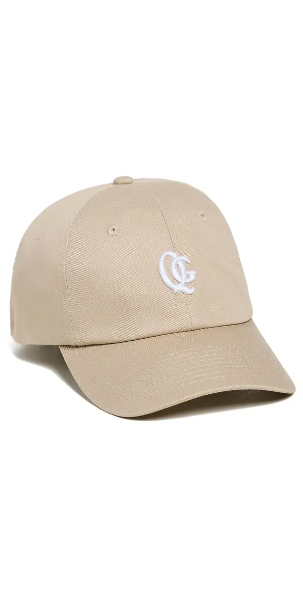 QUIET GOLF Monogram Cap - Tan