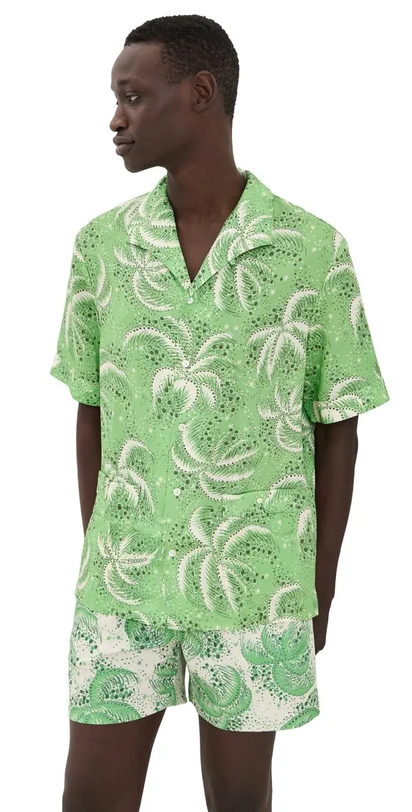 TOMBOLO Palm Fronds Shirt - Green