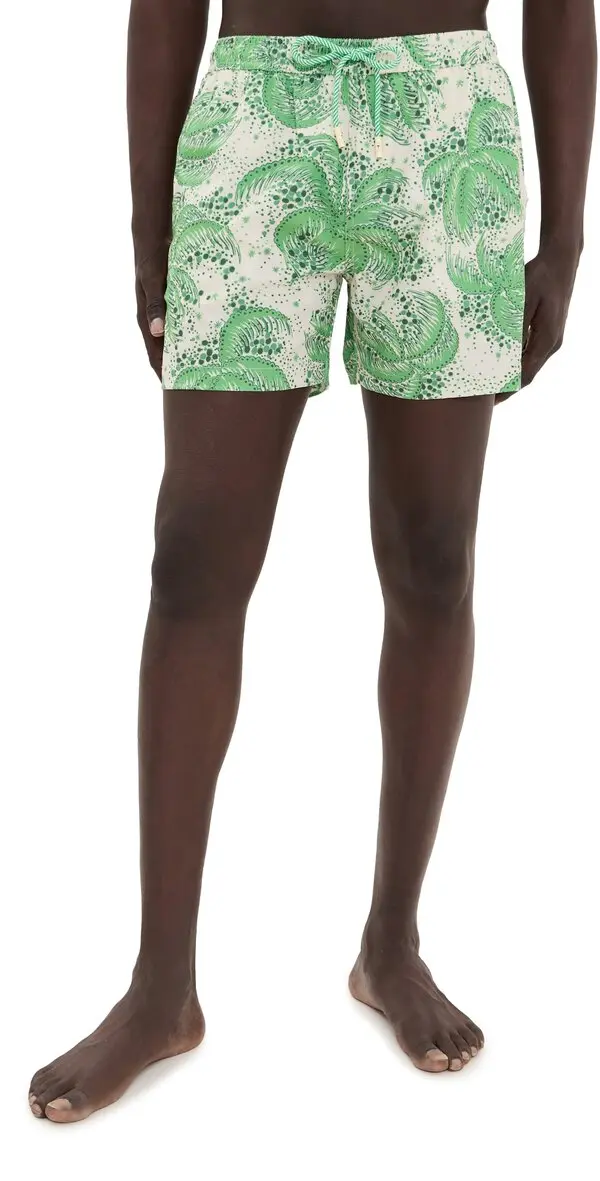 TOMBOLO Palm Fronds Swim Trunks - Green