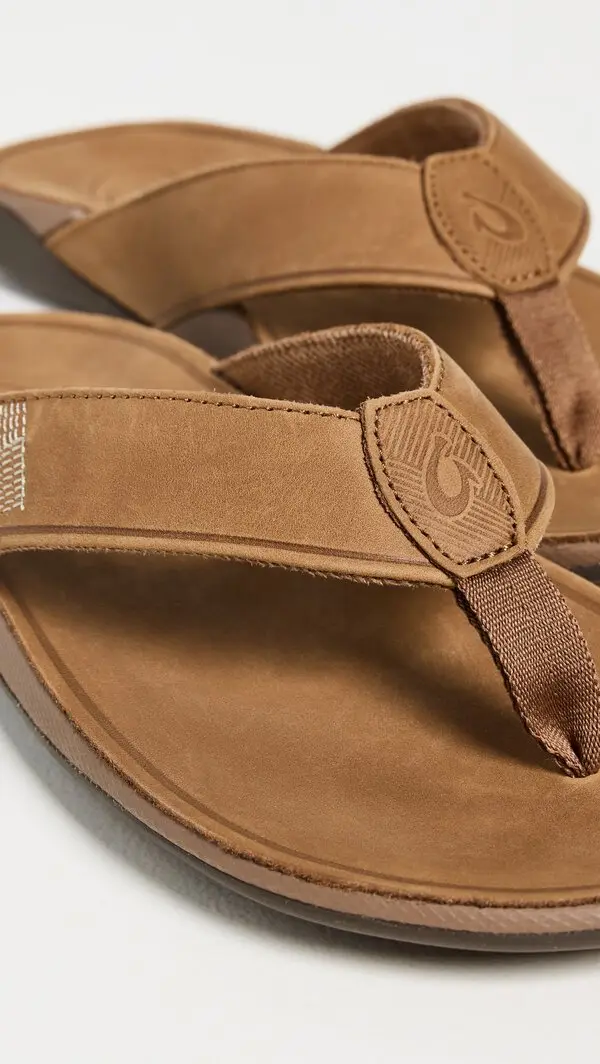 Olukai Tuahine Sandals - Toffee/toffee