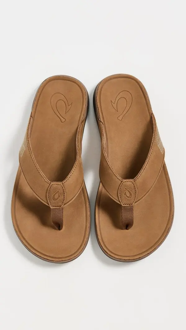 Olukai Tuahine Sandals - Toffee/toffee