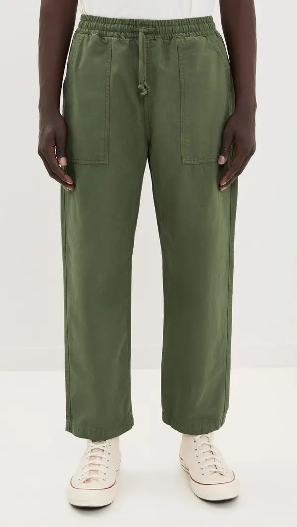 SERVICE WORKS Classic Canvas Chef Pants - Olive