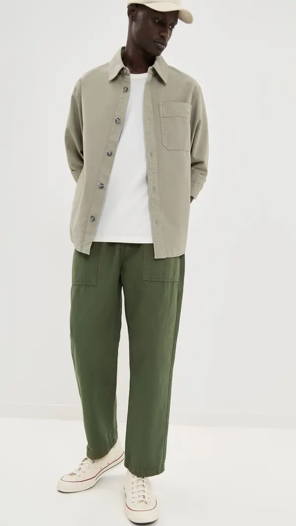 SERVICE WORKS Classic Canvas Chef Pants - Olive