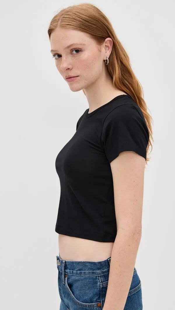 Eterne Short Sleeve Baby Tee - Black