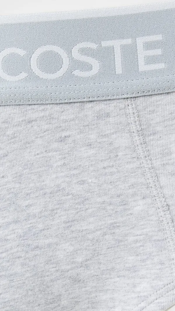Lacoste Cotton Stretch Jersey Briefs 3 Pack - Multi