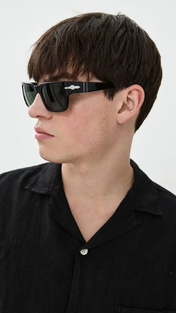 Persol Sartoria Rectangular Sunglasses