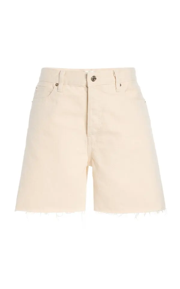 FRAME The Timeless Denim High-rise Shorts