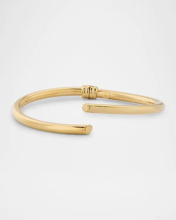 Lana Jewelry 14k Gold Echo Bangle Bracelet - Yellow Gold