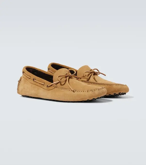 TOM FORD Suede Driving Shoes - Beige