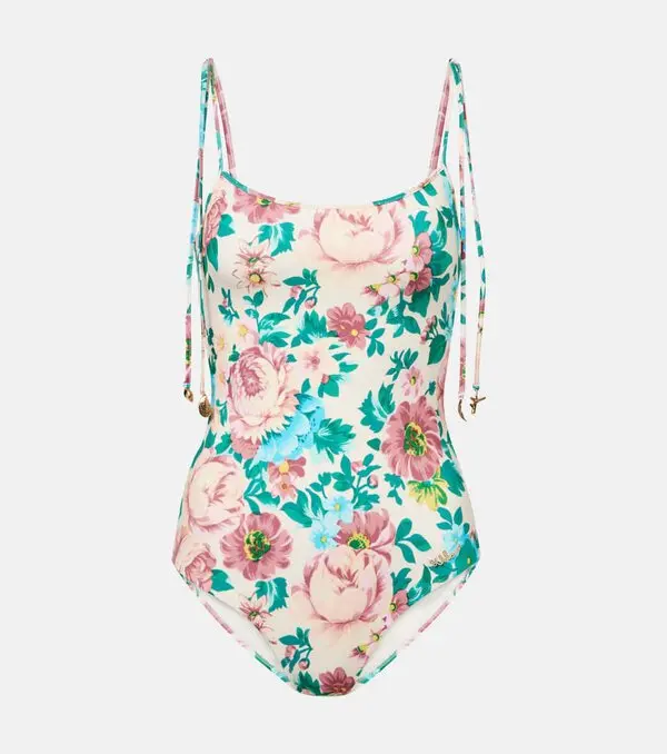 Chloé Floral Swimsuit - Blue