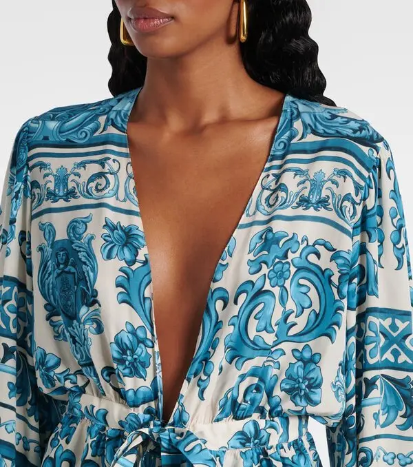 ADRIANA DEGREAS Printed Blouse