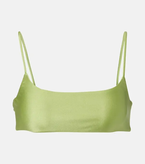 Jade Swim Muse Bikini Top - Green