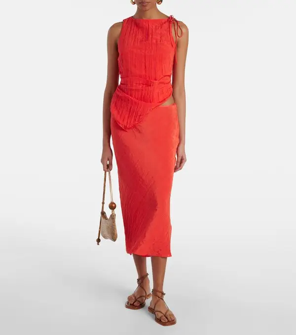 SIR. Ligera Midi Skirt