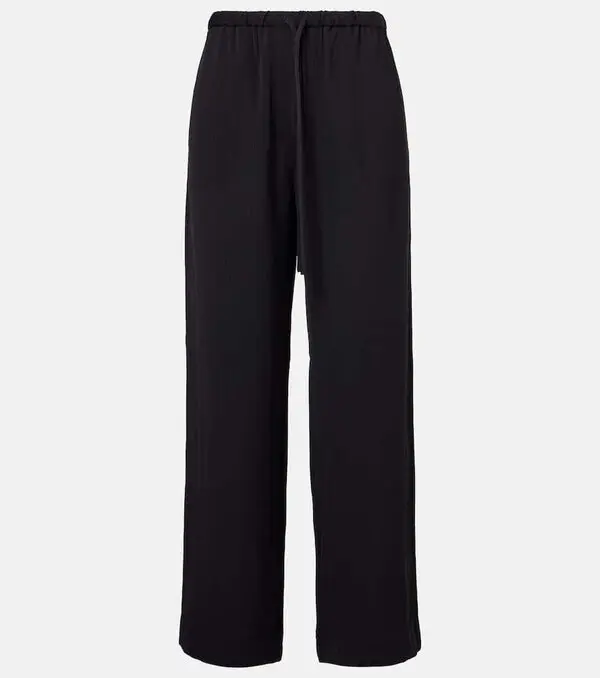 TOTEME Ribbed Knit Wide-leg Pants
