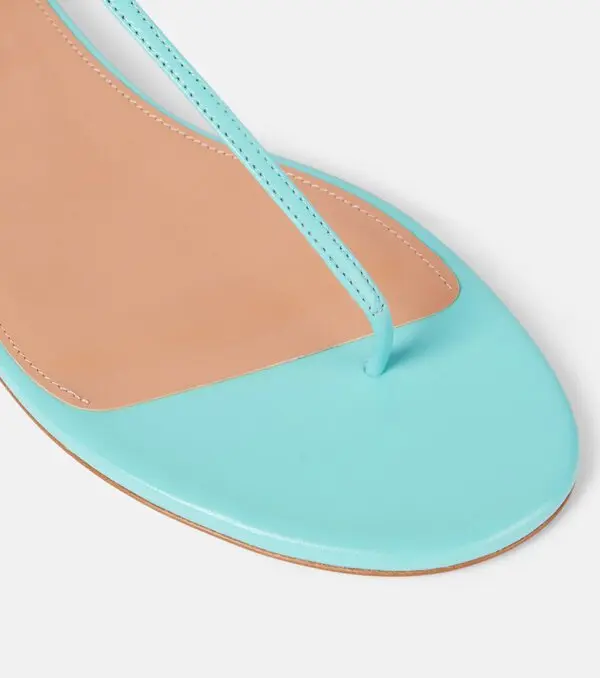 AQUAZZURA Leather Sandals - Blue