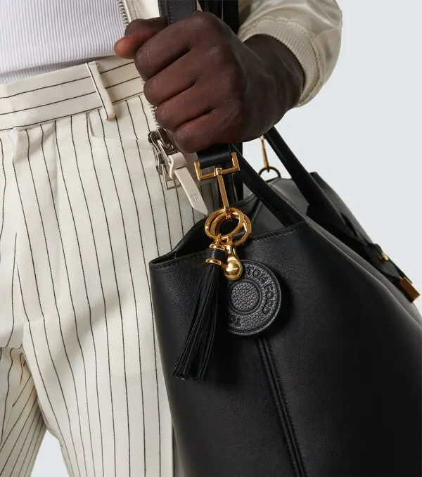 TOM FORD Tasseled Leather Keychain