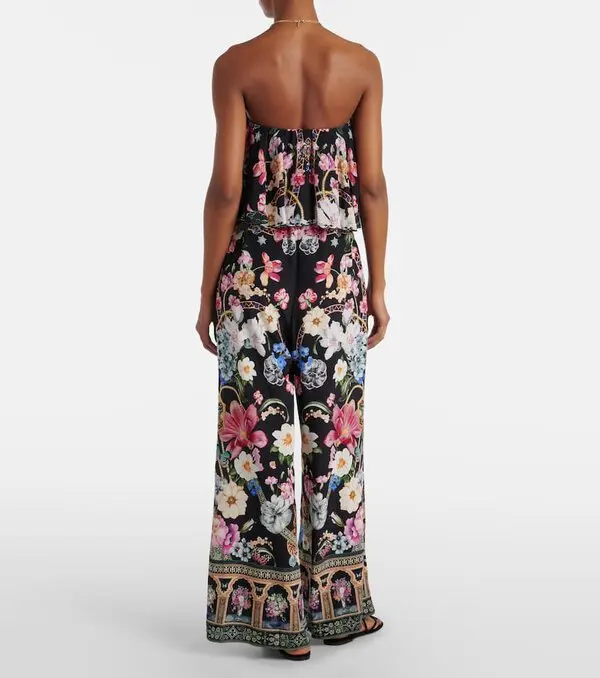 Camilla Midnight In Monserrate" Printed Silk Jumpsuit