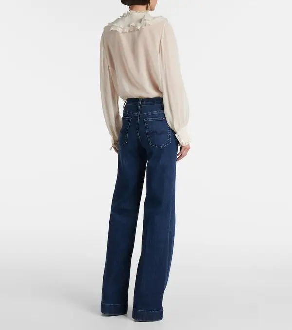 7 For All Mankind Modern Dojo High-rise Flared Jeans