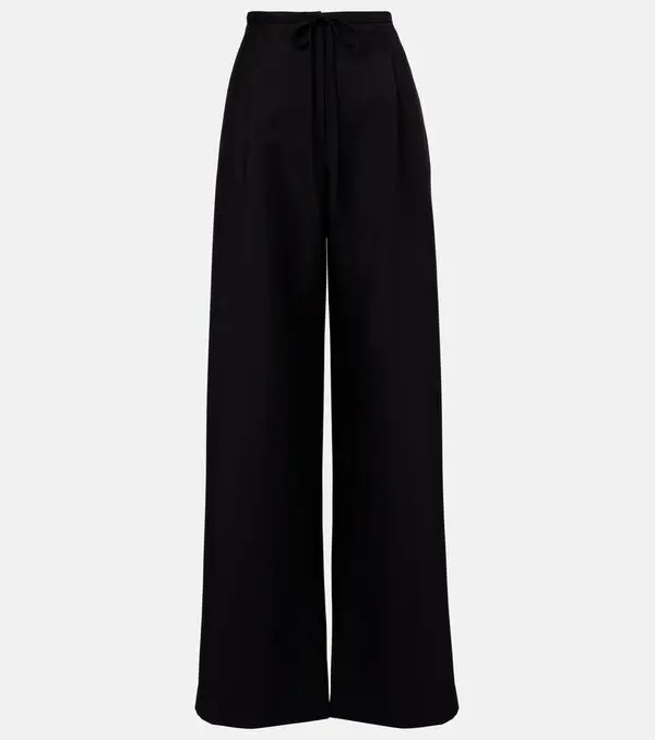 RÓHE Wool And Mohair Wide-leg Trousers