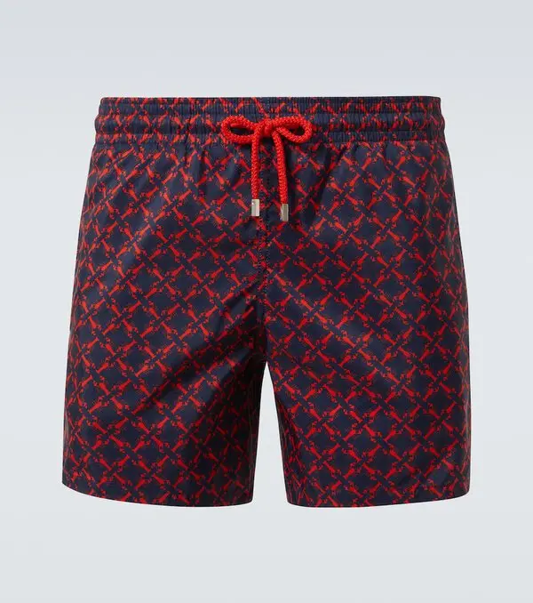 Vilebrequin Printed Swim Trunks - Blue